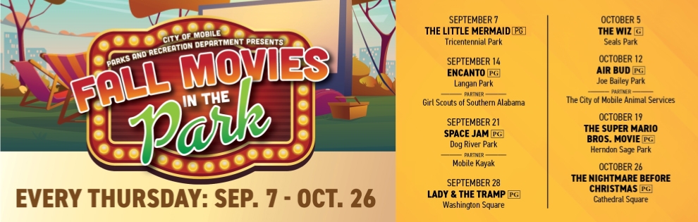 Movies In The Park Fall 2023